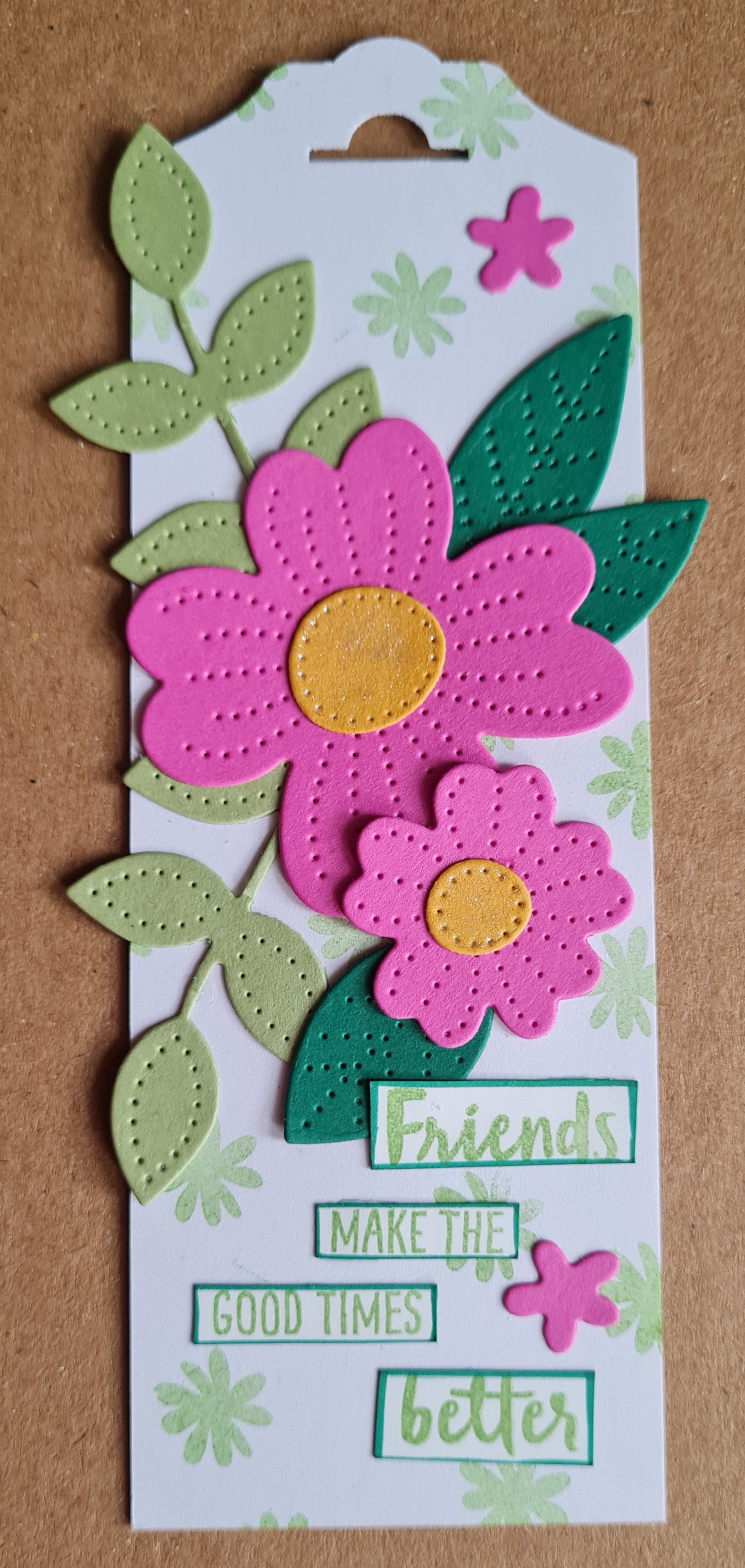 Tag Thursday… Pierced blooms tags – Inkyfingeredcat