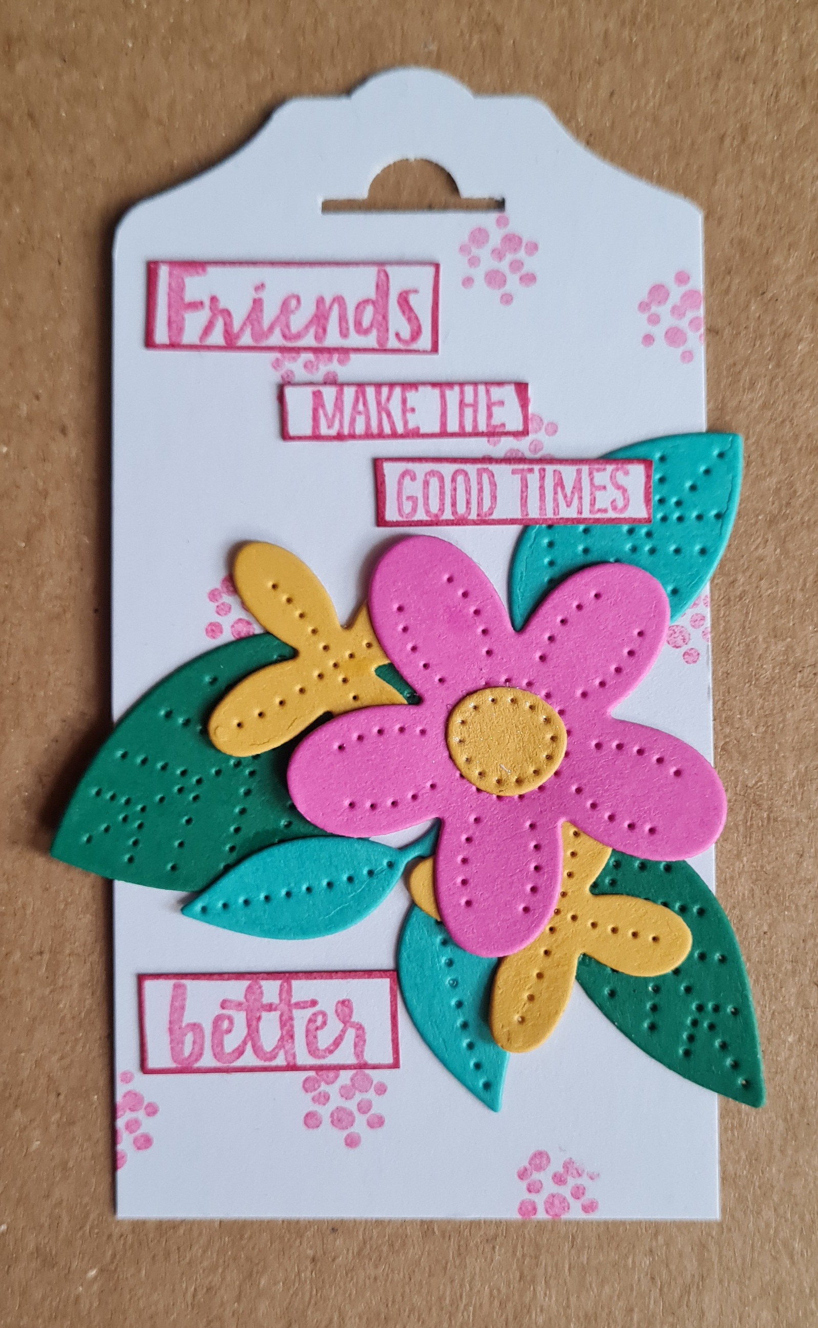 Tag Thursday… Pierced blooms tags – Inkyfingeredcat