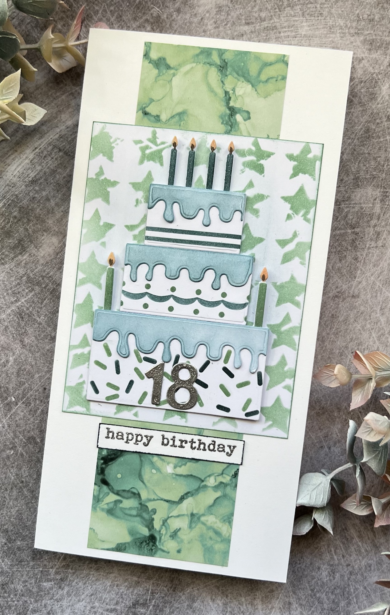 Another 18th birthday card – Inkyfingeredcat