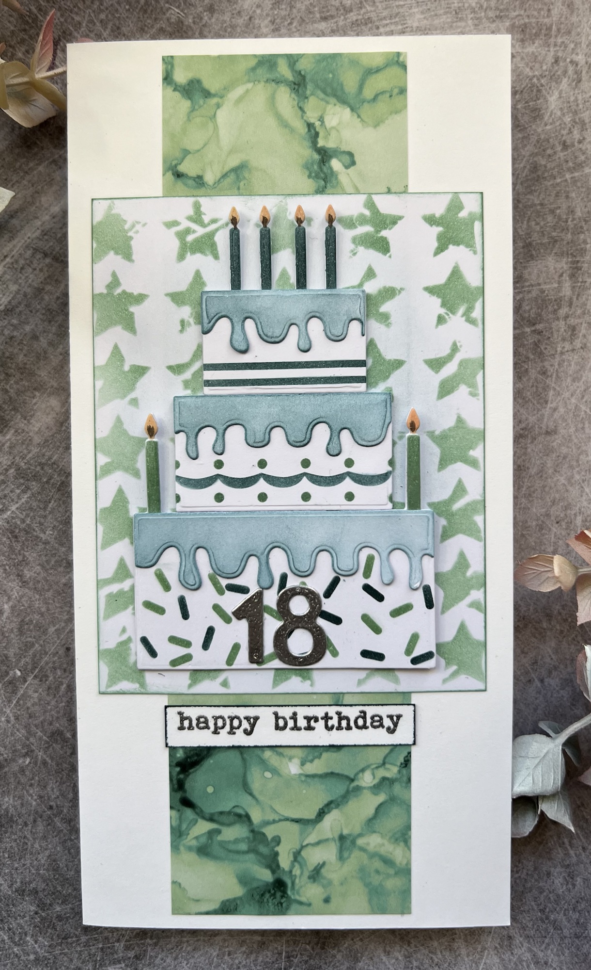 Another 18th birthday card – Inkyfingeredcat