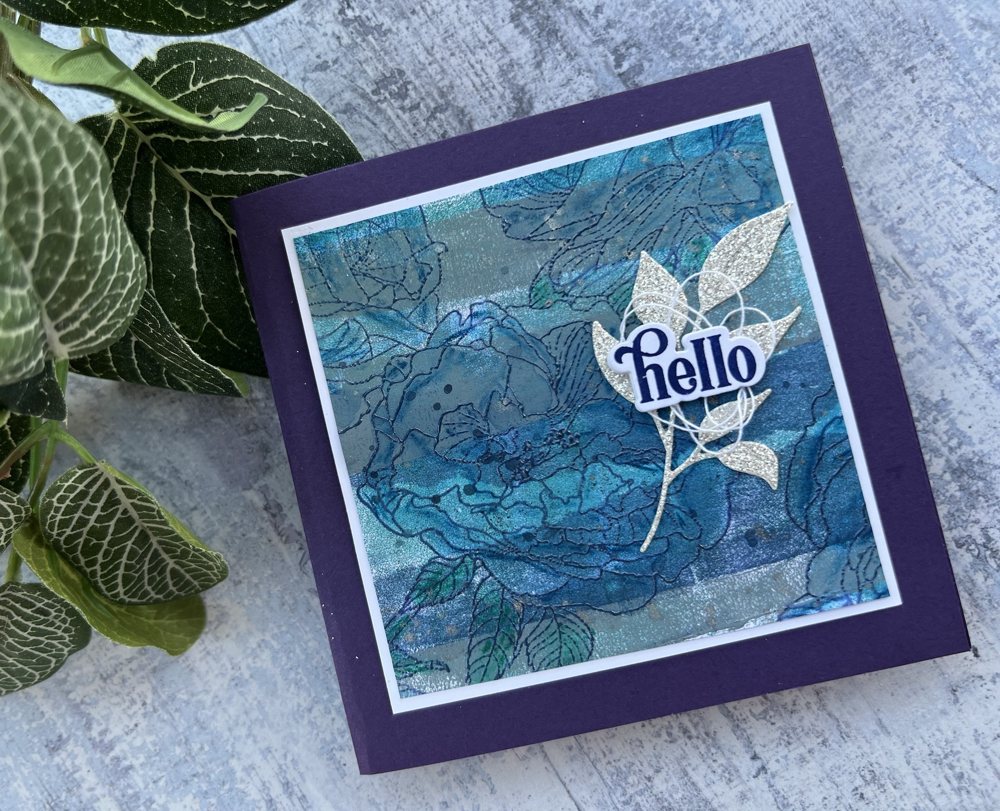 Experimenting with stamping on gelli prints – Inkyfingeredcat