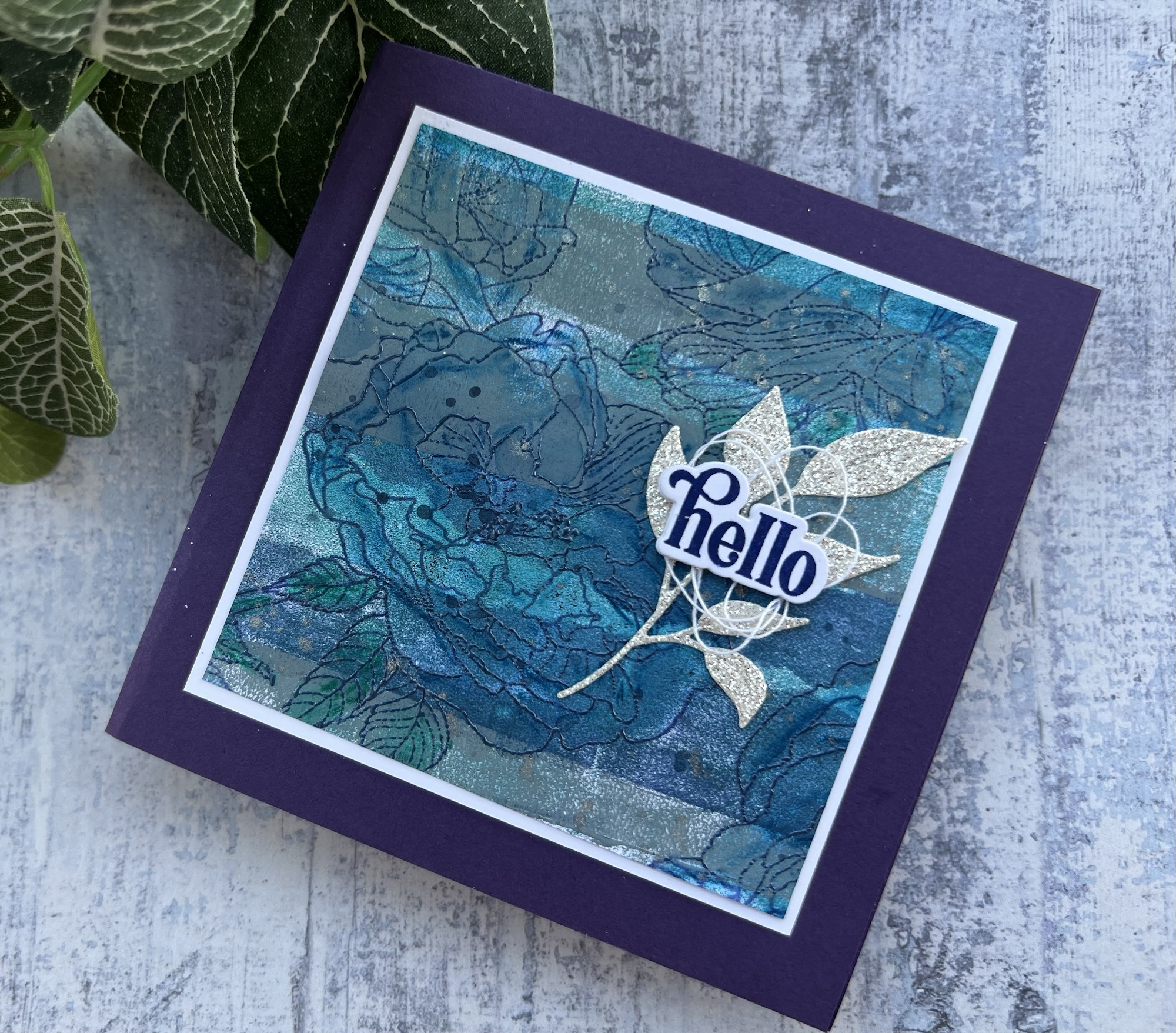 Experimenting with stamping on gelli prints – Inkyfingeredcat